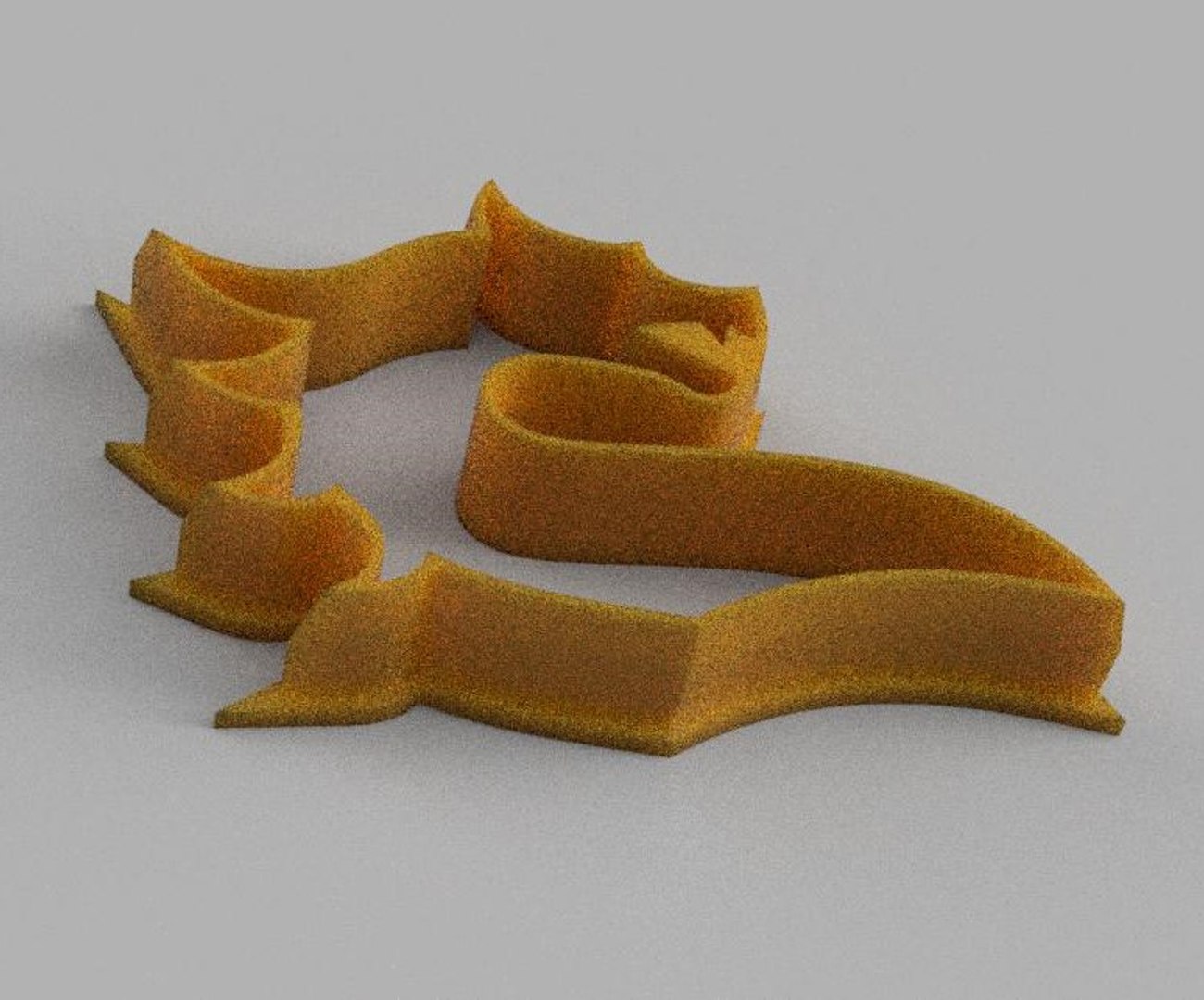 DRAGON COOKIE CUTTER 3D Model - TurboSquid 2224301