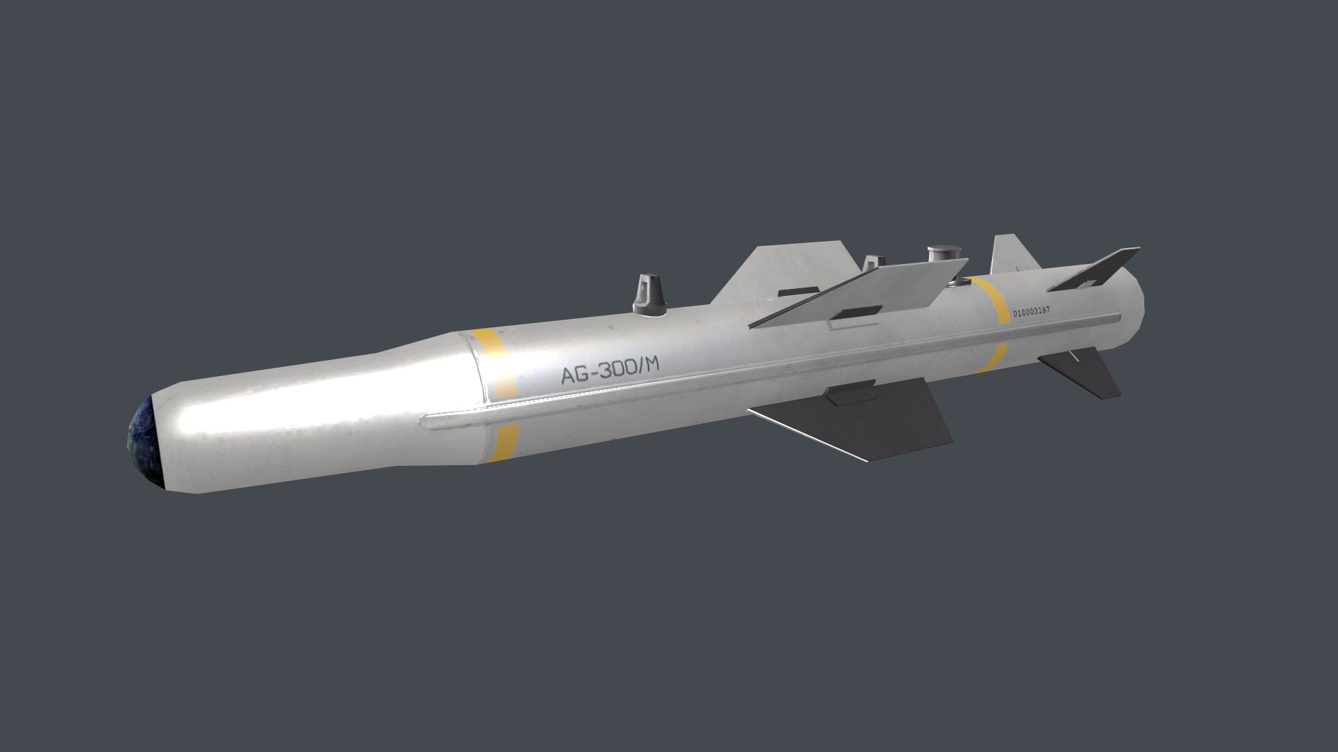 China Aviation Pack Weapon AG-300-M And BOMB CS-BBM2 3D Model - TurboSquid 2190072