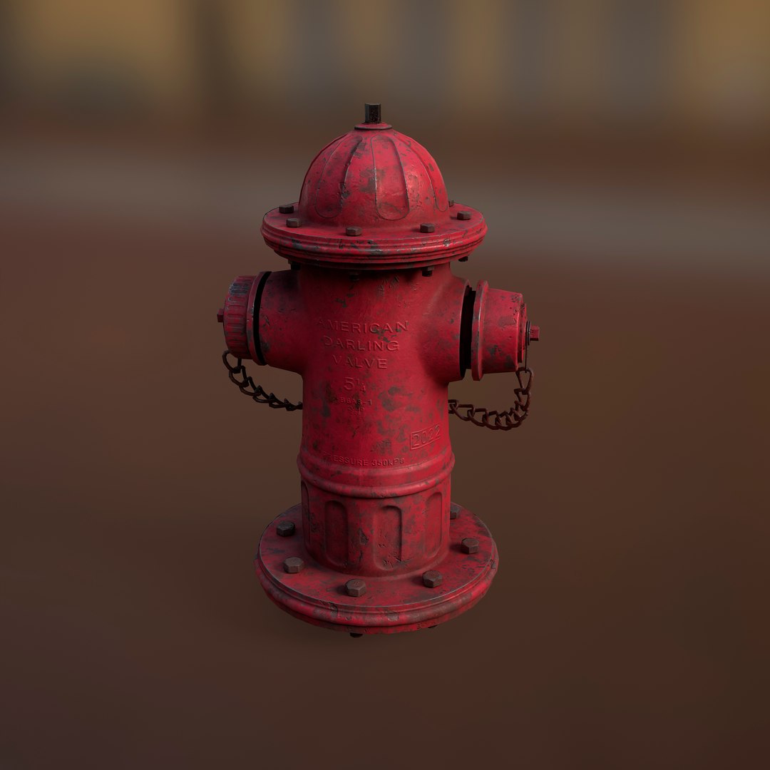 3D Fire Hydrant PBR Textures Low Poly Game Ready Model - TurboSquid 1990528