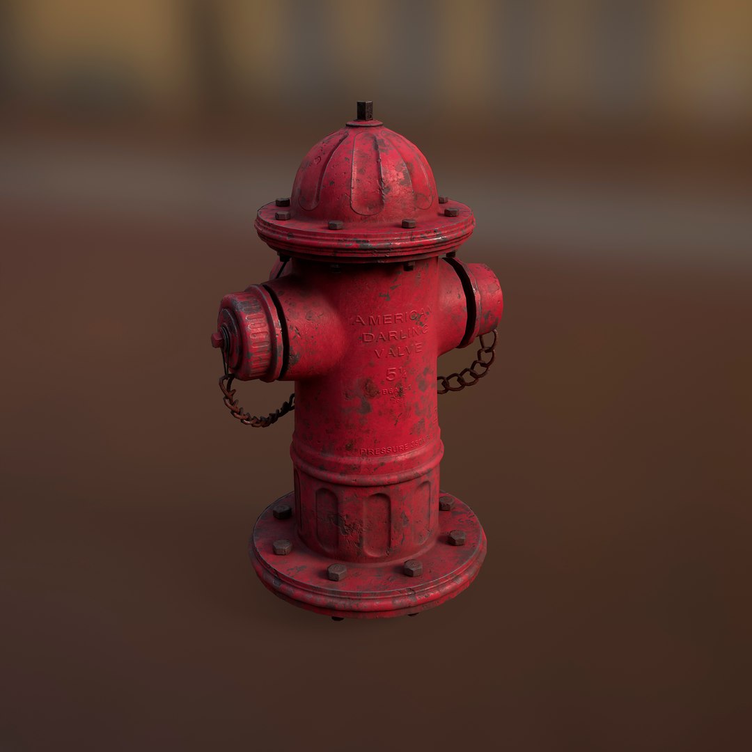 3D Fire Hydrant PBR Textures Low Poly Game Ready Model - TurboSquid 1990528