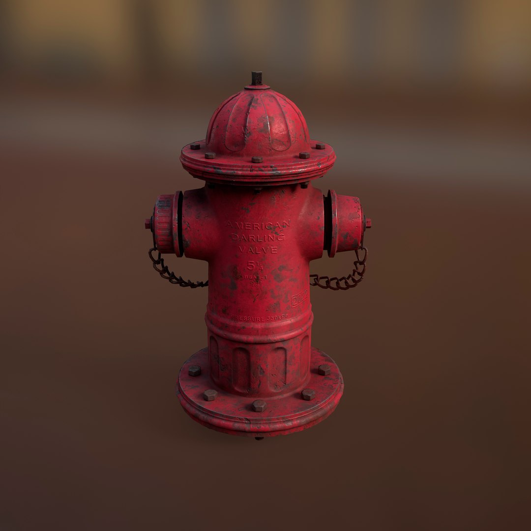 3D Fire Hydrant PBR Textures Low Poly Game Ready Model - TurboSquid 1990528