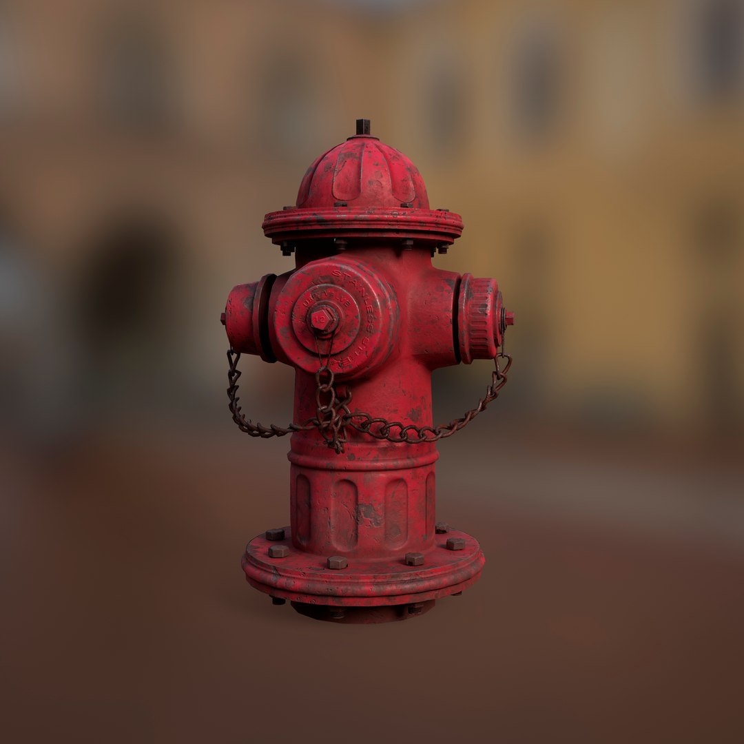 3D Fire Hydrant PBR Textures Low Poly Game Ready Model - TurboSquid 1990528