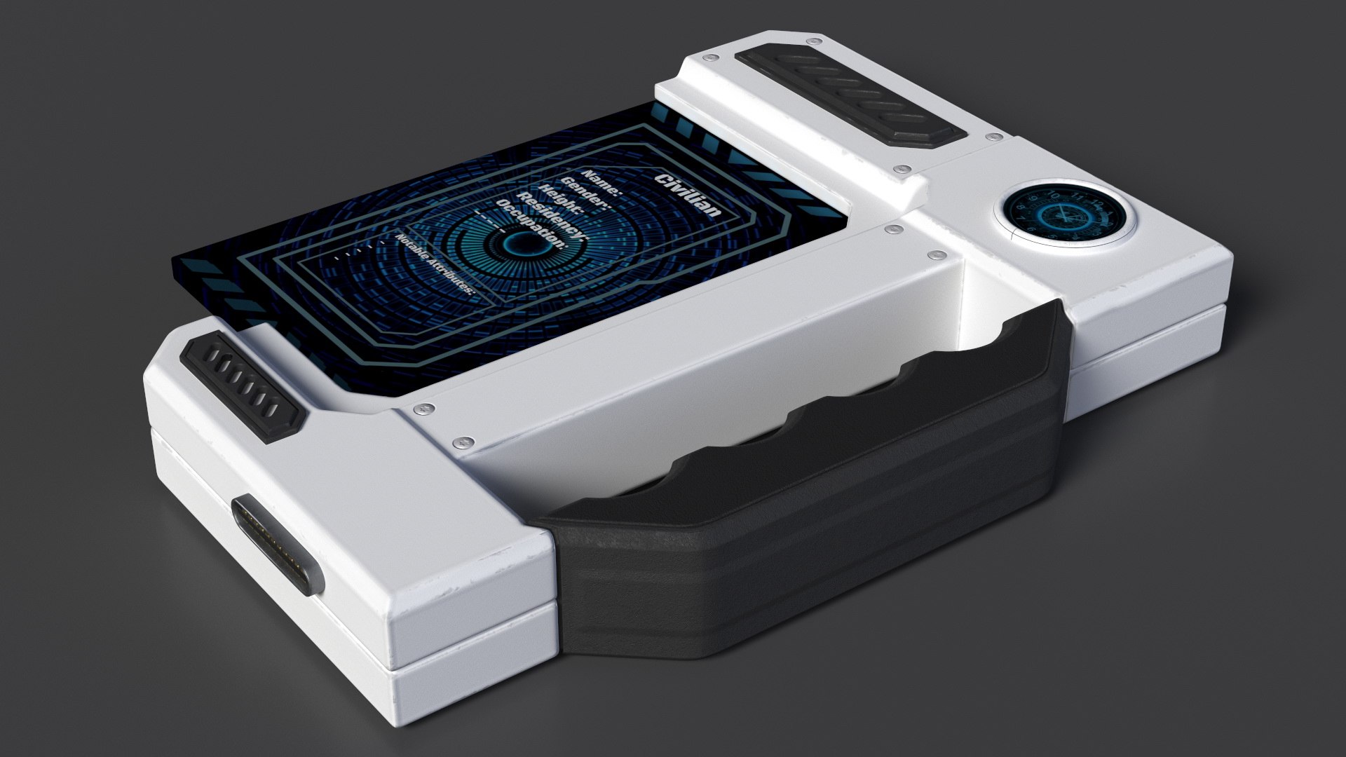 Futuristic Phone New White 3D - TurboSquid 2117729