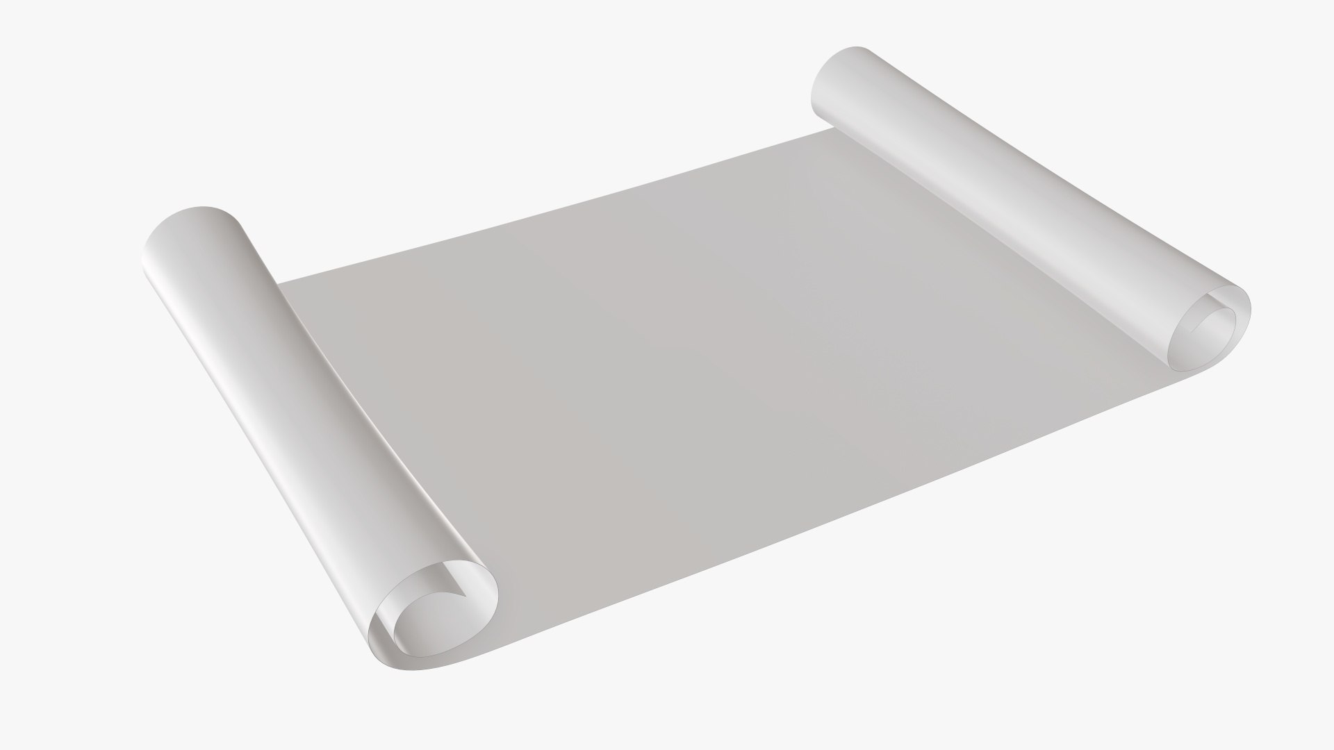 3D Scroll Paper Roll - TurboSquid 1658065