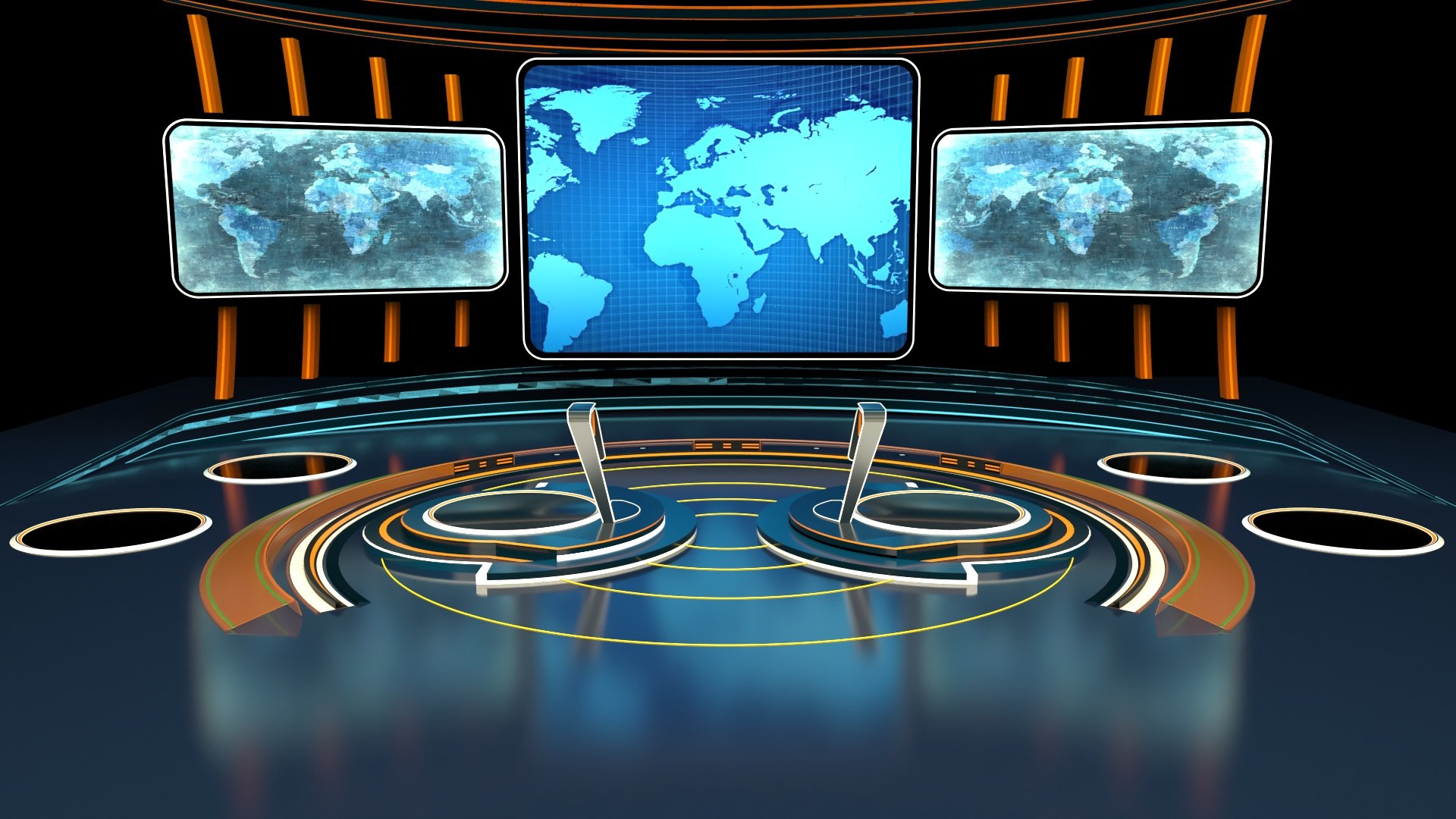 3D model Tv Studio Design - TurboSquid 1882305