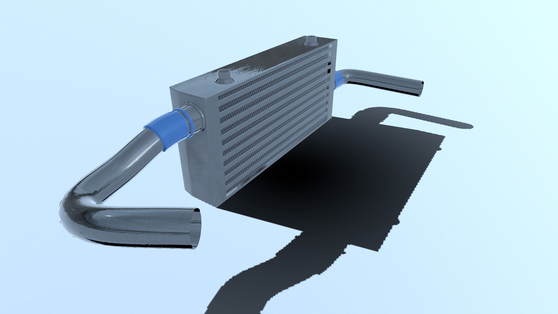 3D Cooler Intercooler Model - TurboSquid 1289852