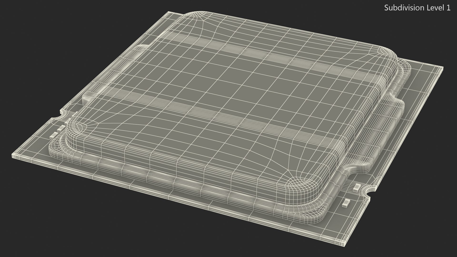 Intel Core LGA Package CPU 3D model - TurboSquid 1813881