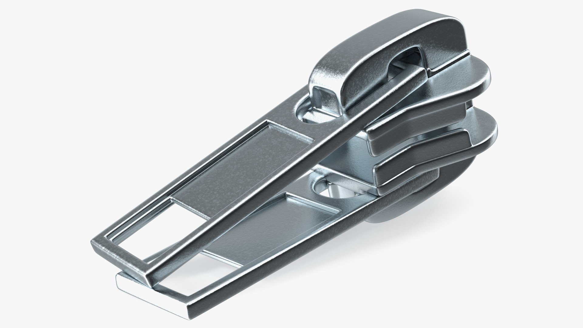 3D Two Sided Zipper Slider Metal Model - TurboSquid 1793832