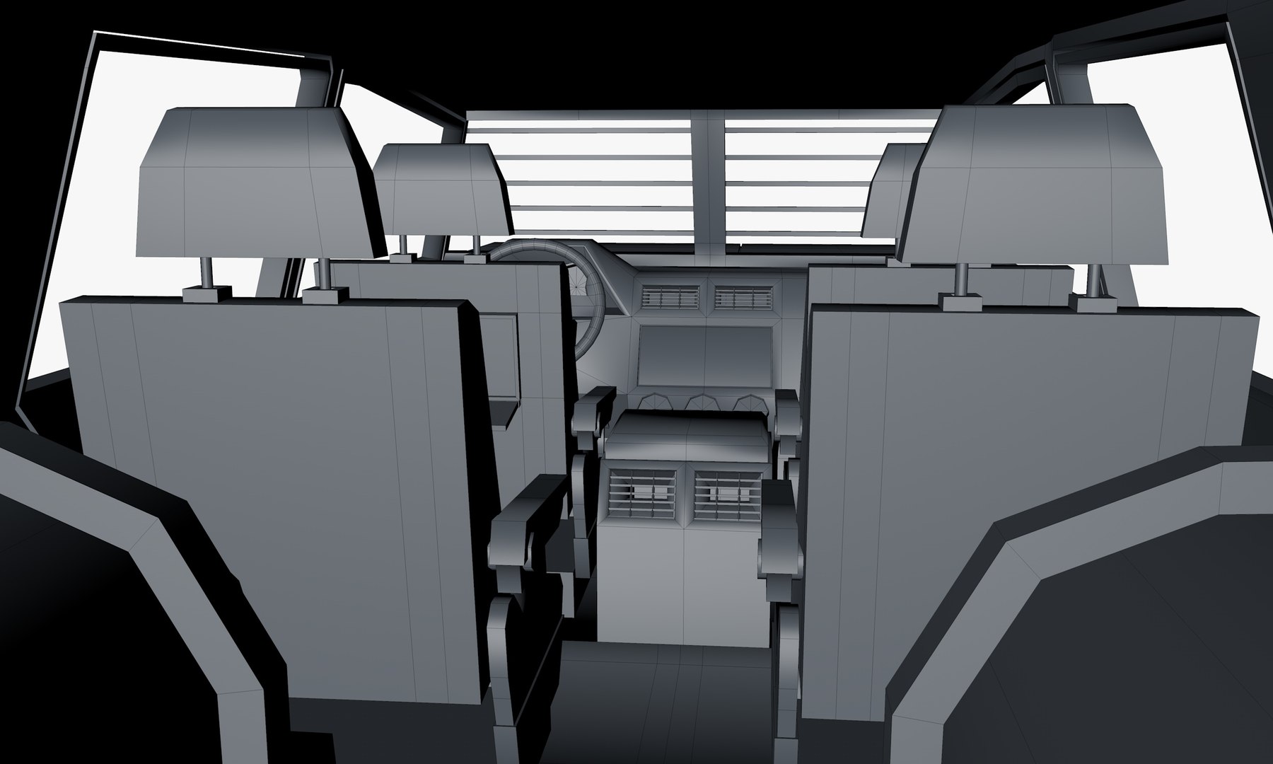 3d Futuristic Vehicle Model
