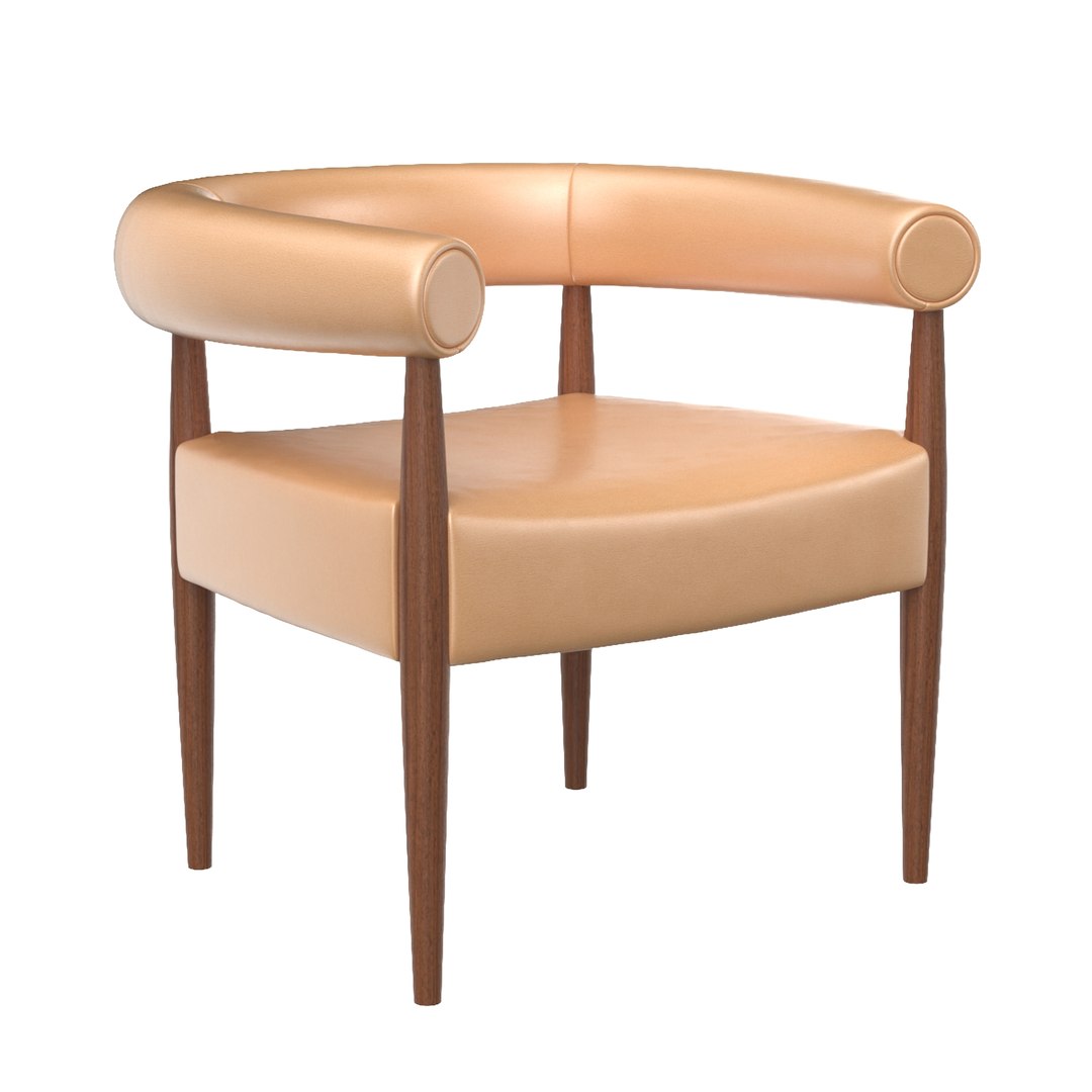 3D Ring Chair Nanna And Jorgen Ditzel - TurboSquid 2013238