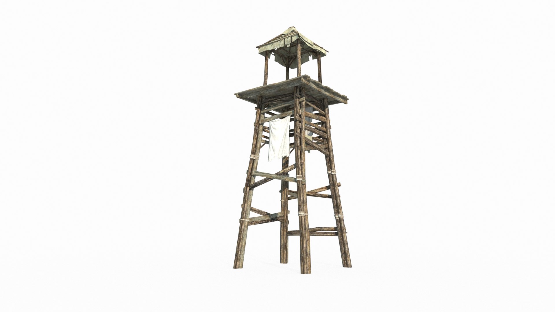 Ancient Observation Tower 3D - TurboSquid 2191797