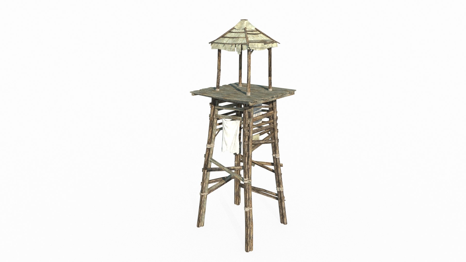 Ancient Observation Tower 3D - TurboSquid 2191797