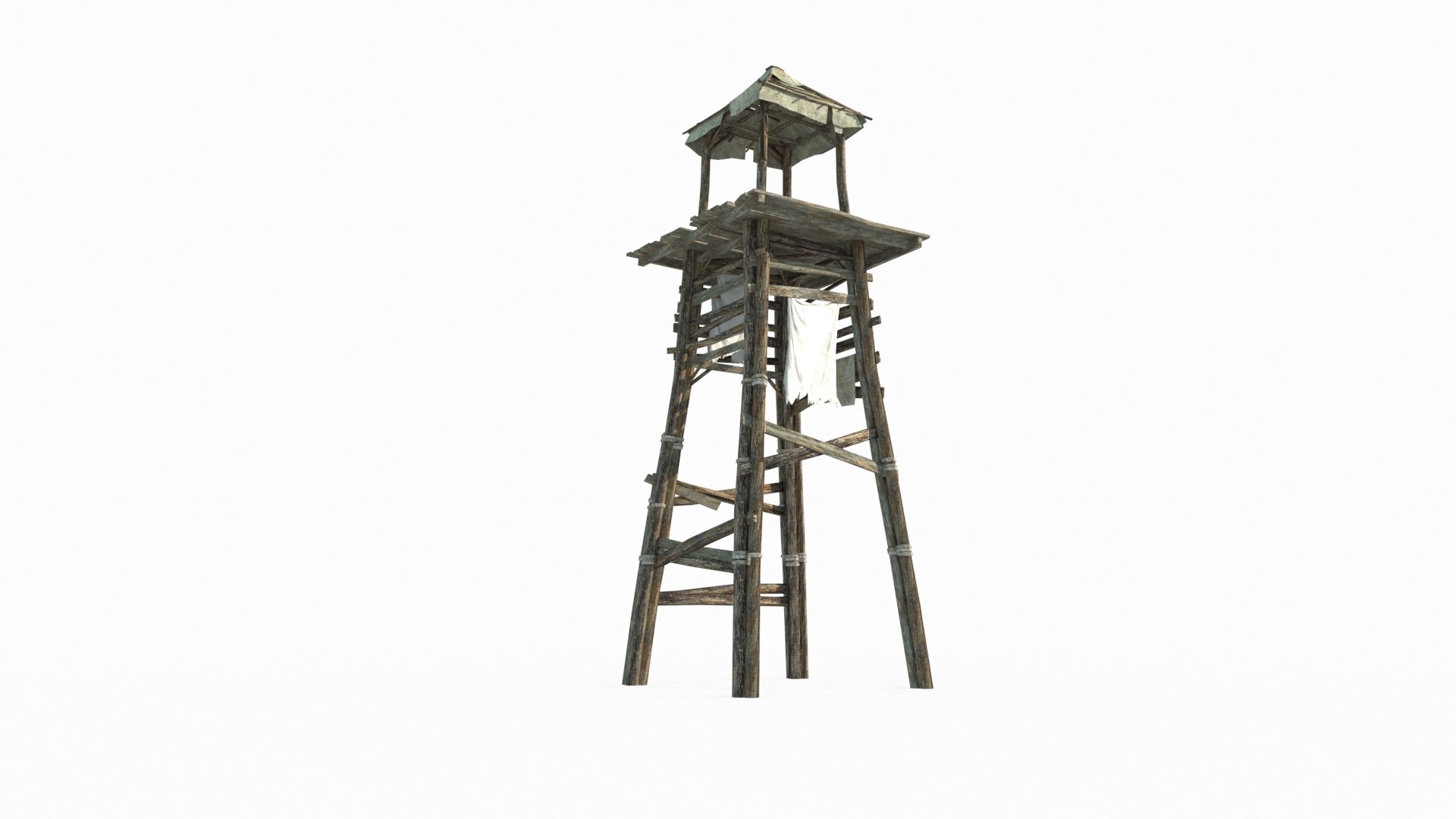 Ancient Observation Tower 3D - TurboSquid 2191797