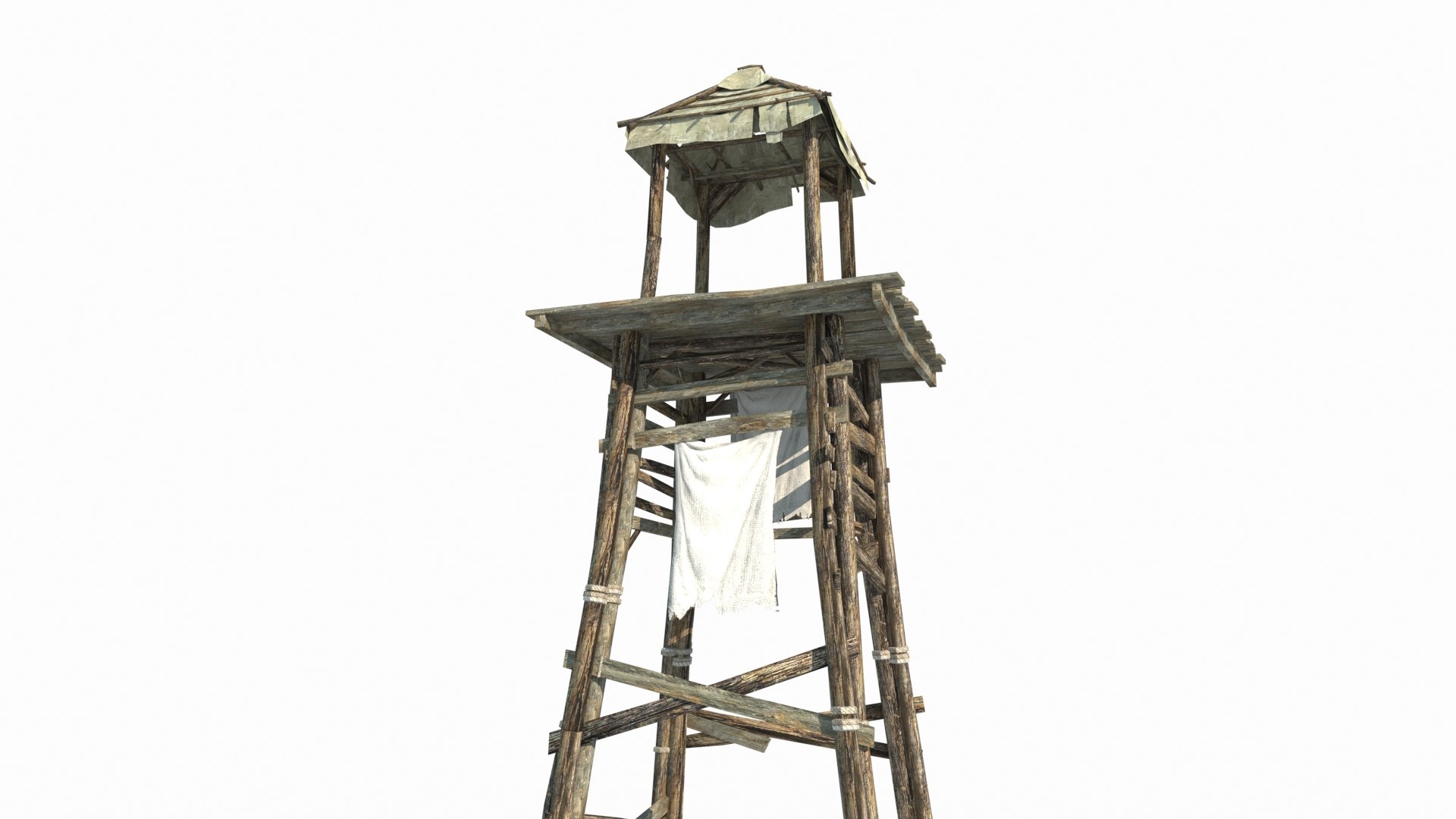 Ancient Observation Tower 3D - TurboSquid 2191797