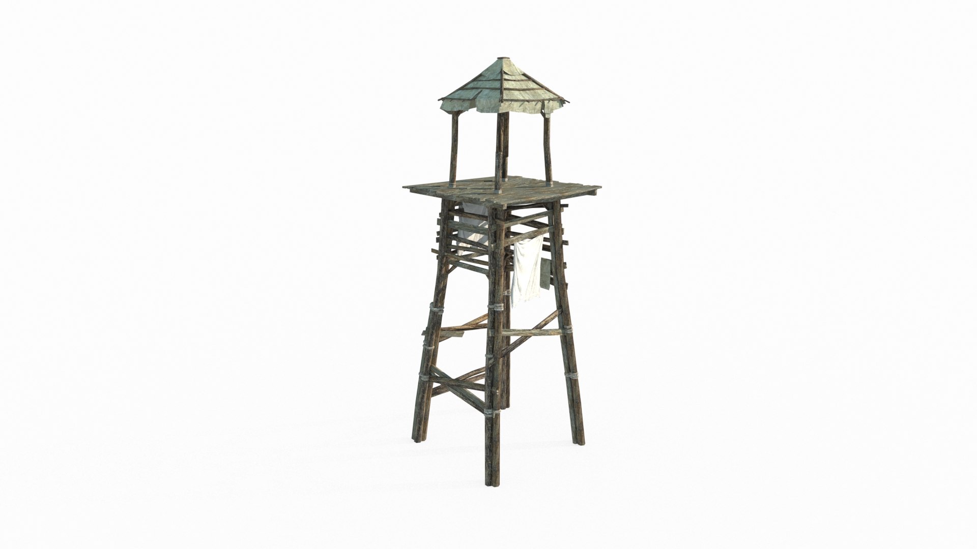 Ancient Observation Tower 3D - TurboSquid 2191797