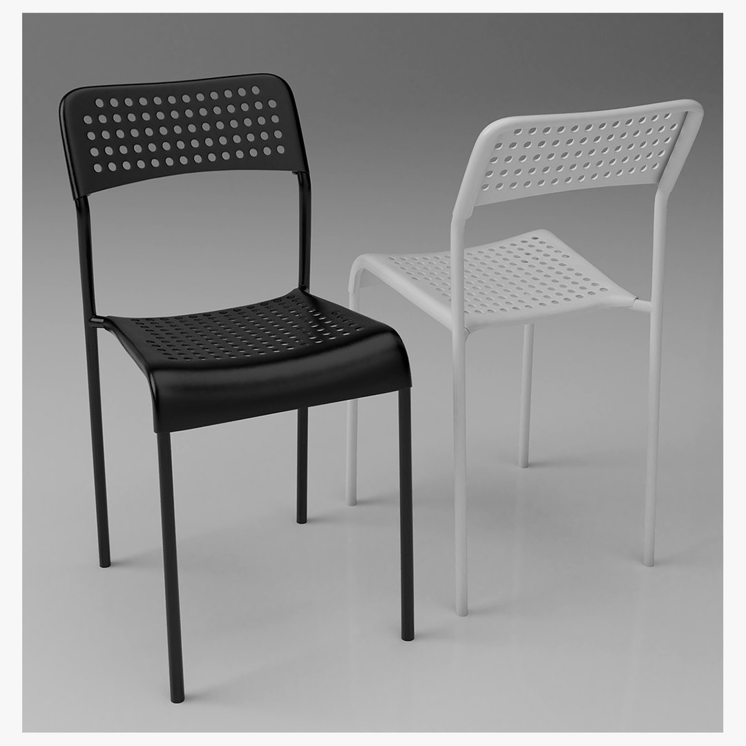 3D Ikea adde chair - TurboSquid 2056806