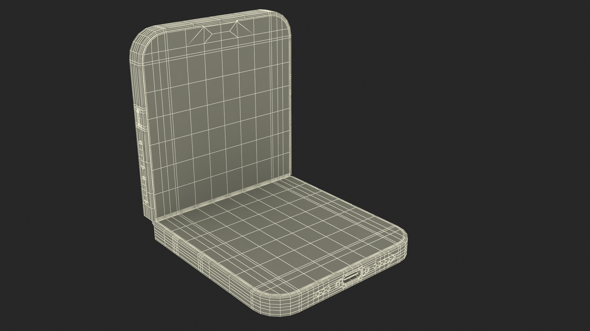 IPhone Flip Bent Midnight Black 3D Model - TurboSquid 2318827