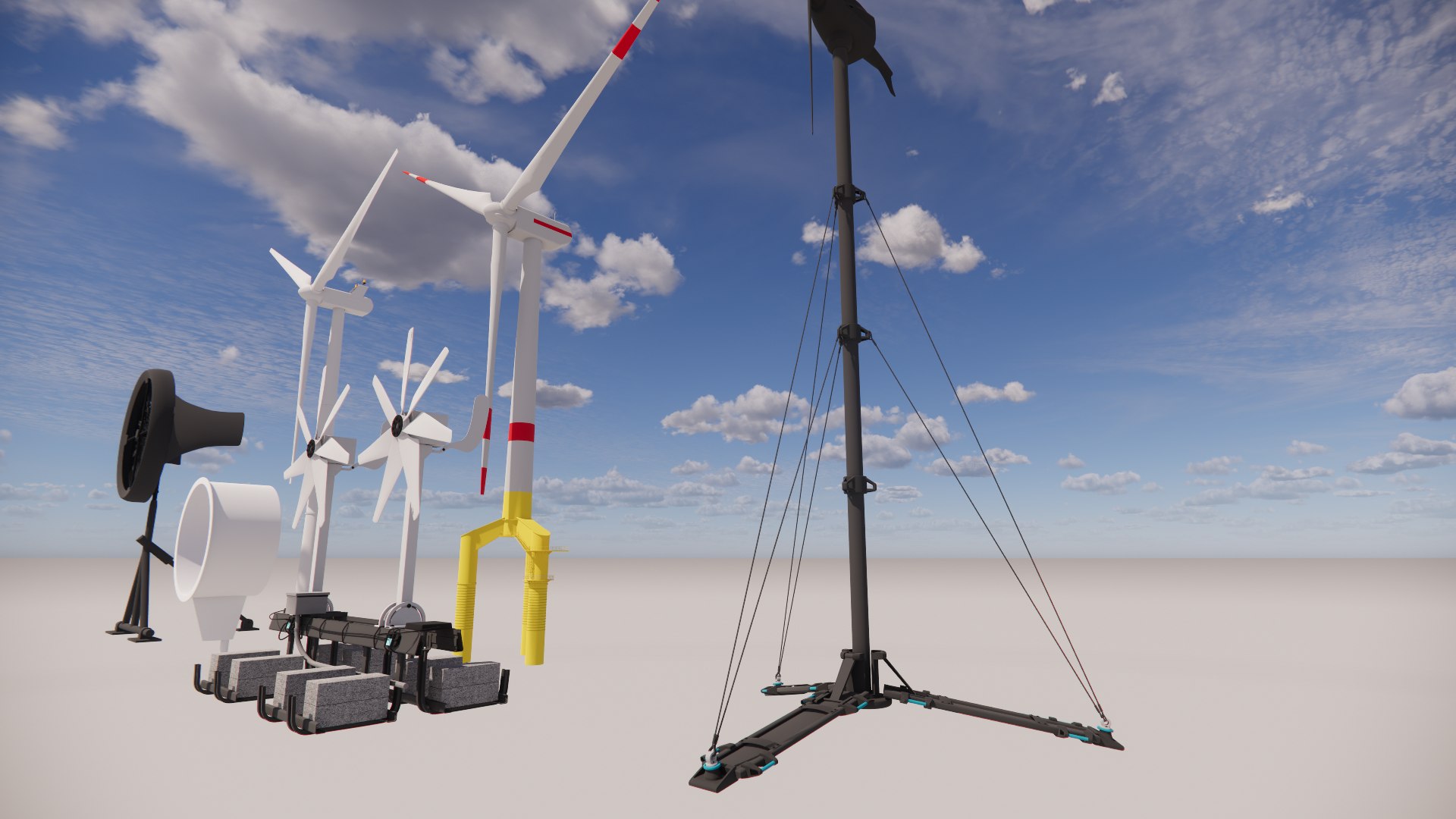 Wind-power Generation-A2 Model - TurboSquid 2251623