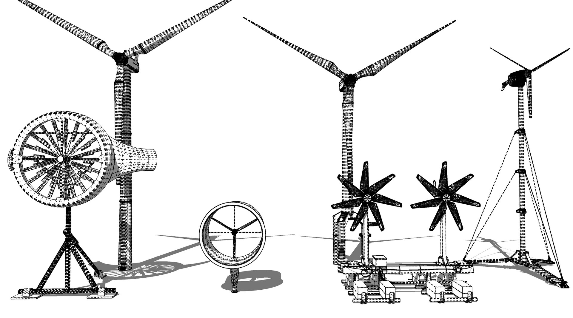 Wind-power Generation-A2 Model - TurboSquid 2251623