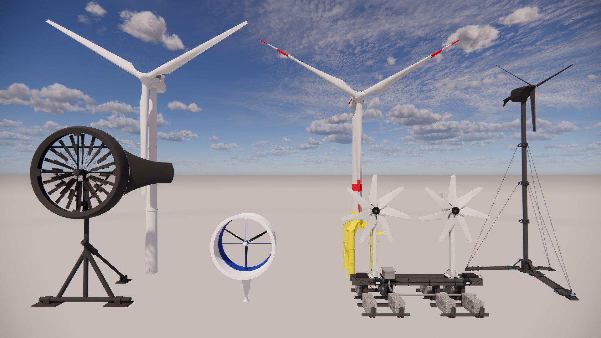 Wind-power Generation-A2 Model - TurboSquid 2251623