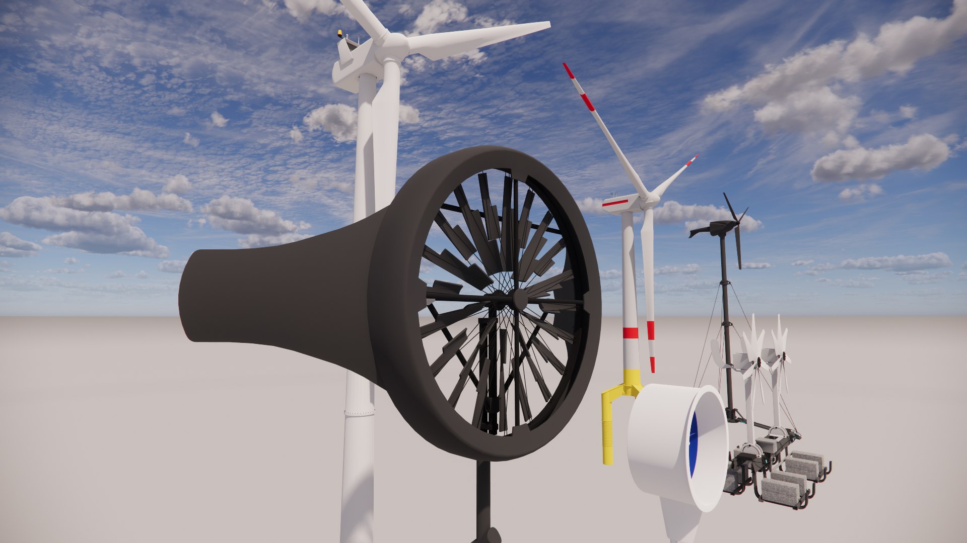 Wind-power Generation-A2 Model - TurboSquid 2251623