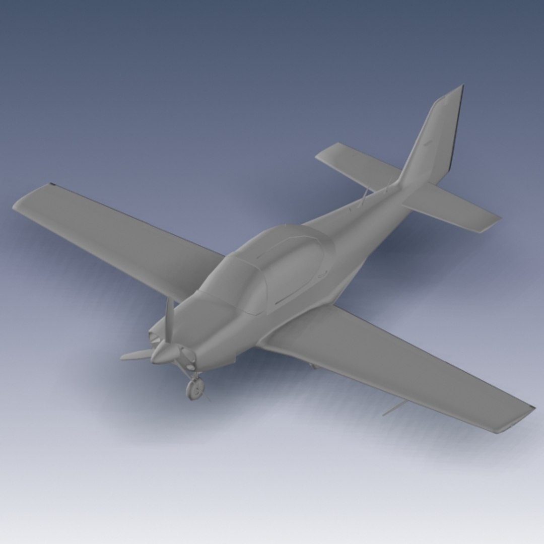 Grob 120a 3d Model
