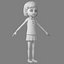 Free Cartoon Girl Rigged 3D - TurboSquid 1950944