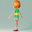 Free Cartoon Girl Rigged 3D - TurboSquid 1950944
