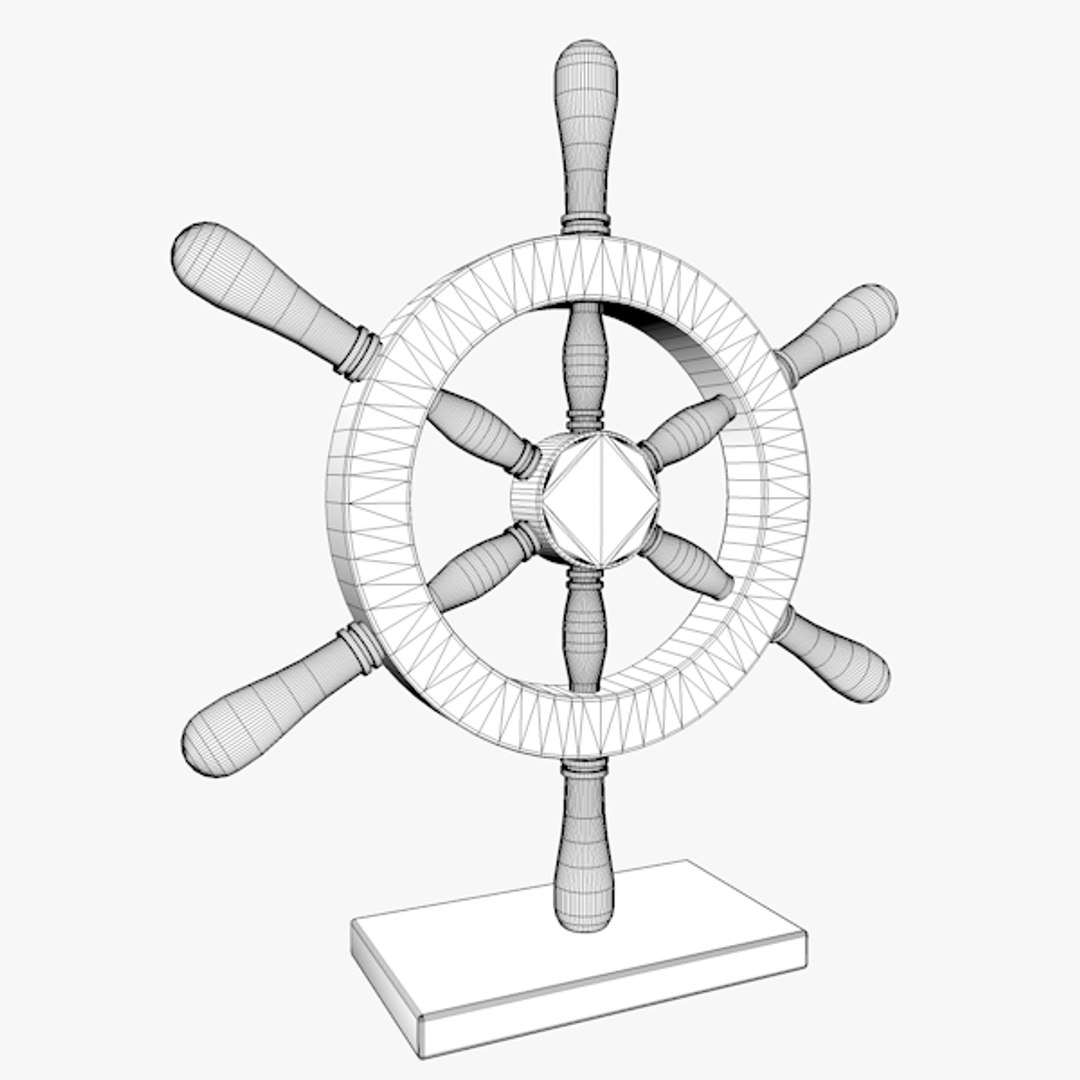 3d Model Nautical Wheel