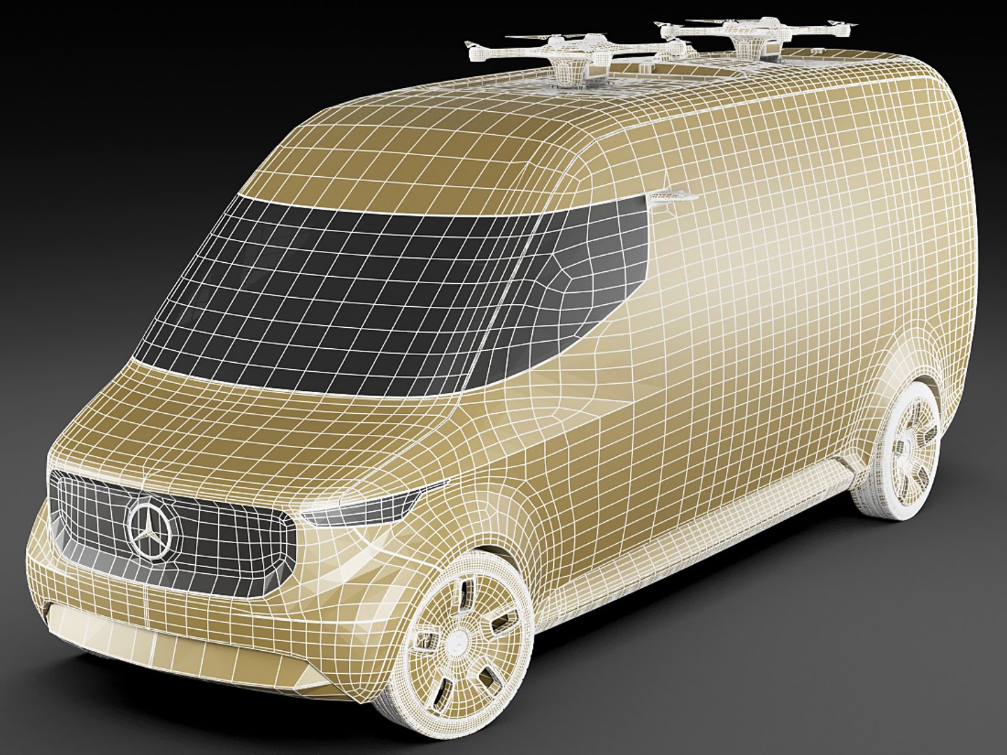 3D model mercedes vision van - TurboSquid 1234673