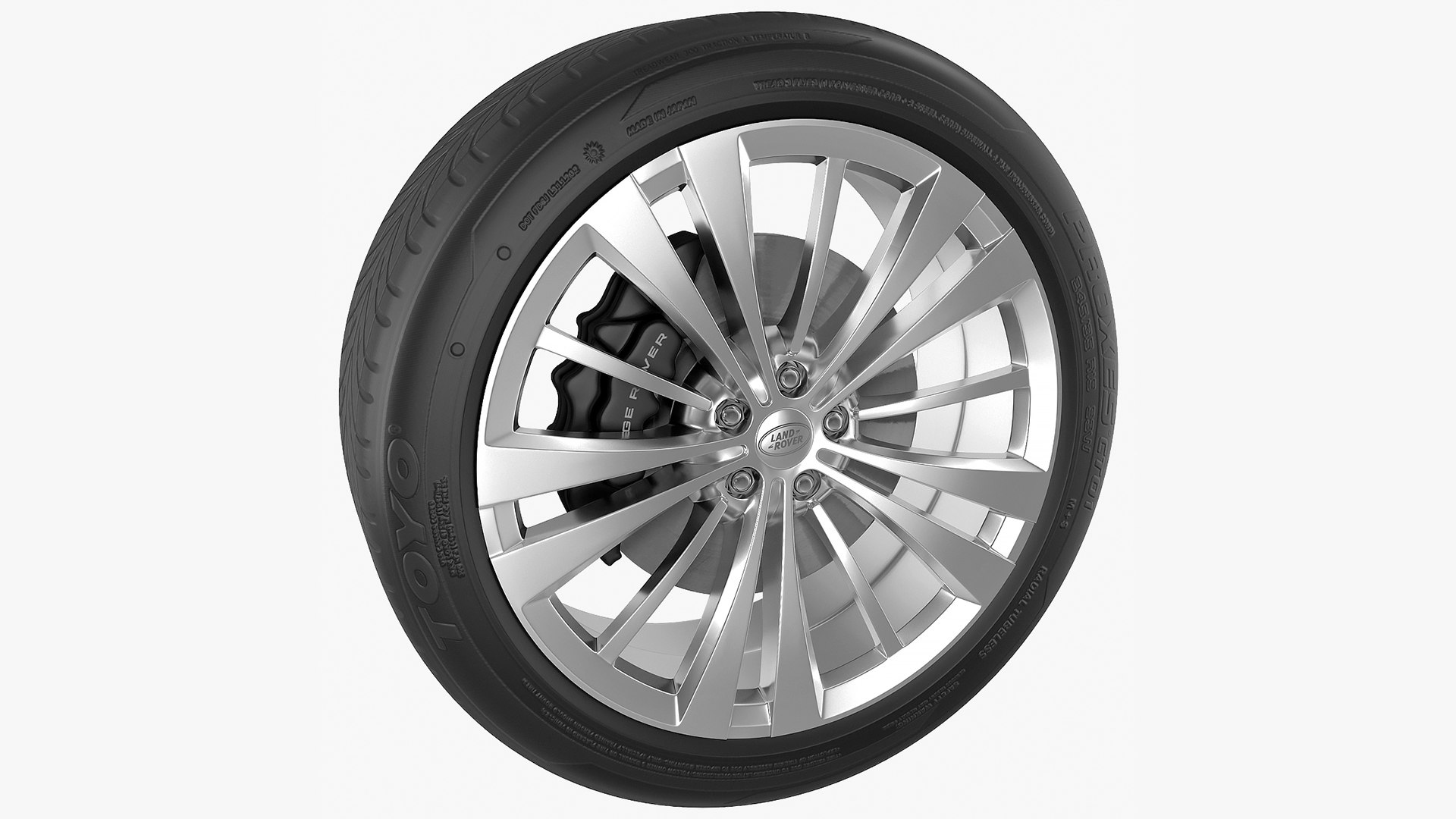3D Range Rover Wheel - TurboSquid 1948177
