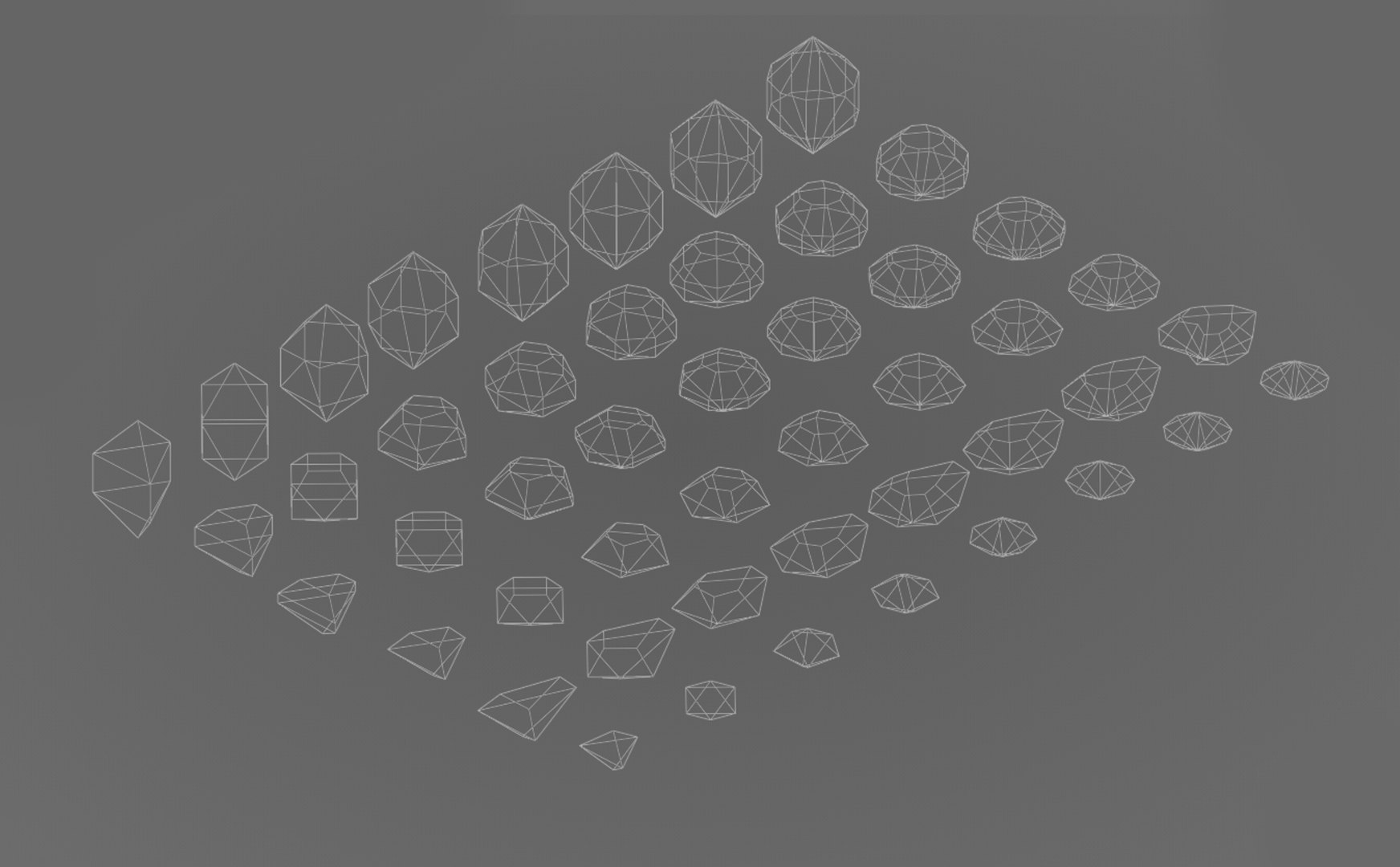 3D Low Poly Gems Pack 1 - TurboSquid 1971064