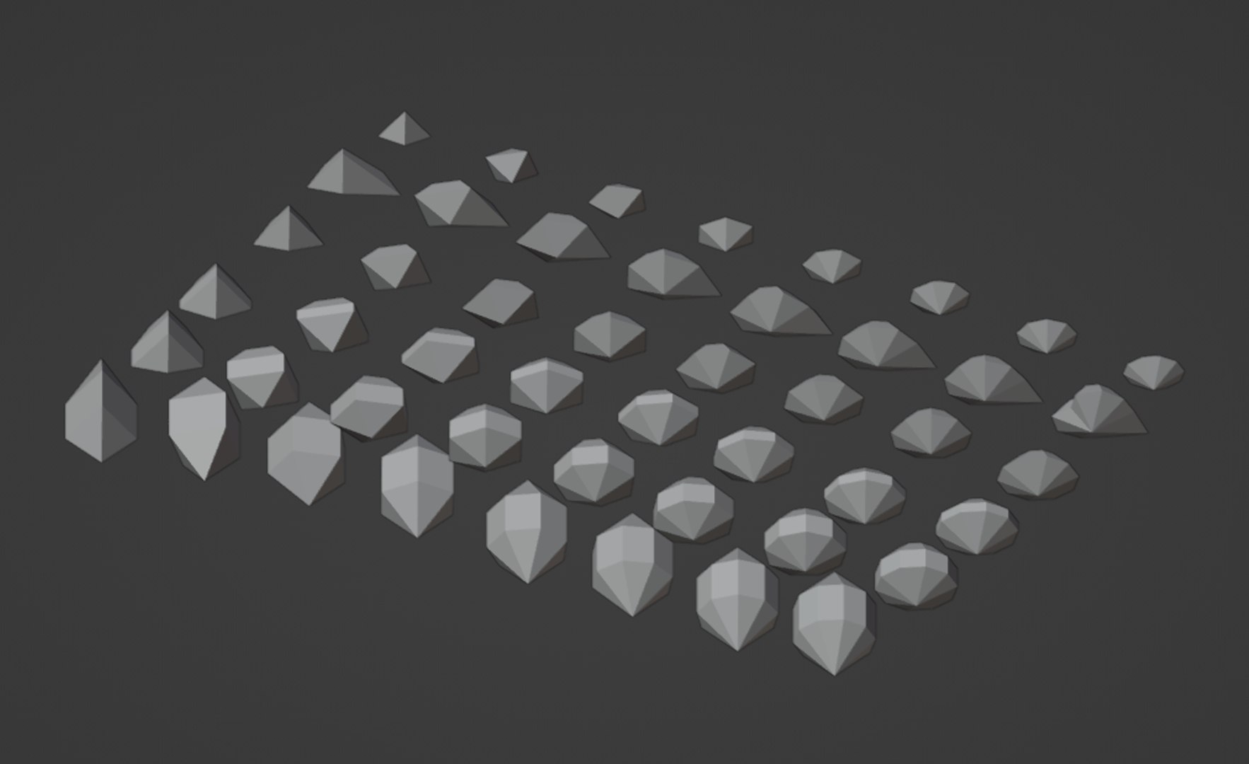 3D Low Poly Gems Pack 1 - TurboSquid 1971064