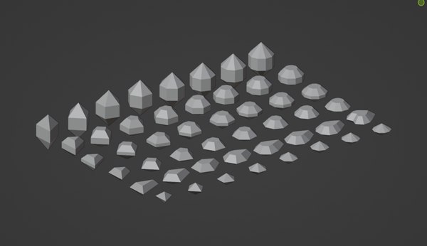 modelo 3d Low Poly Gems Pack 1 - TurboSquid 1971064