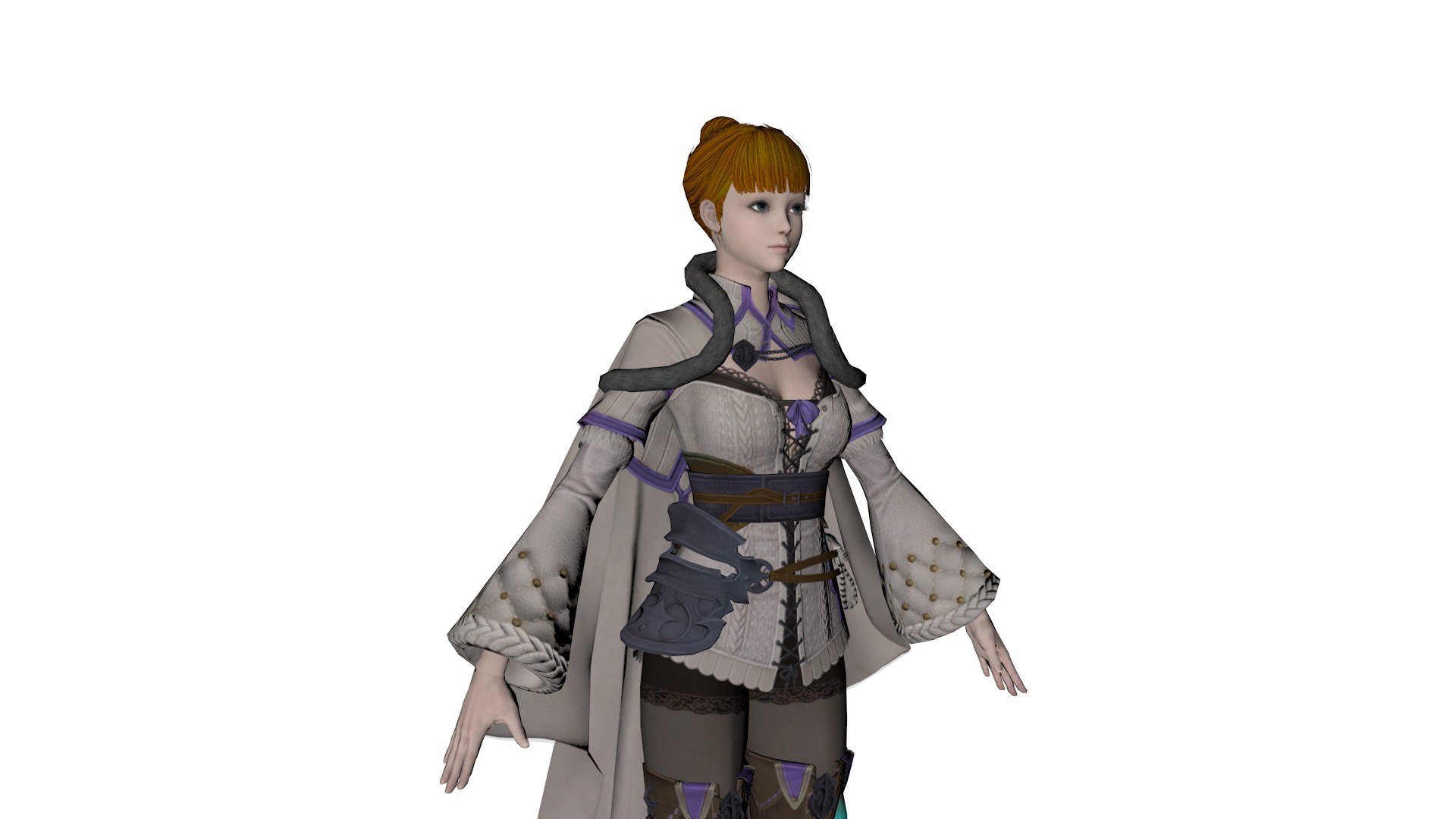 High-Detail Female Mage 3D Model 3D Model - TurboSquid 2405412