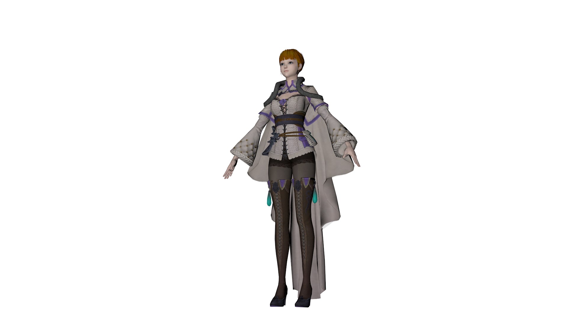 High-Detail Female Mage 3D Model 3D Model - TurboSquid 2405412