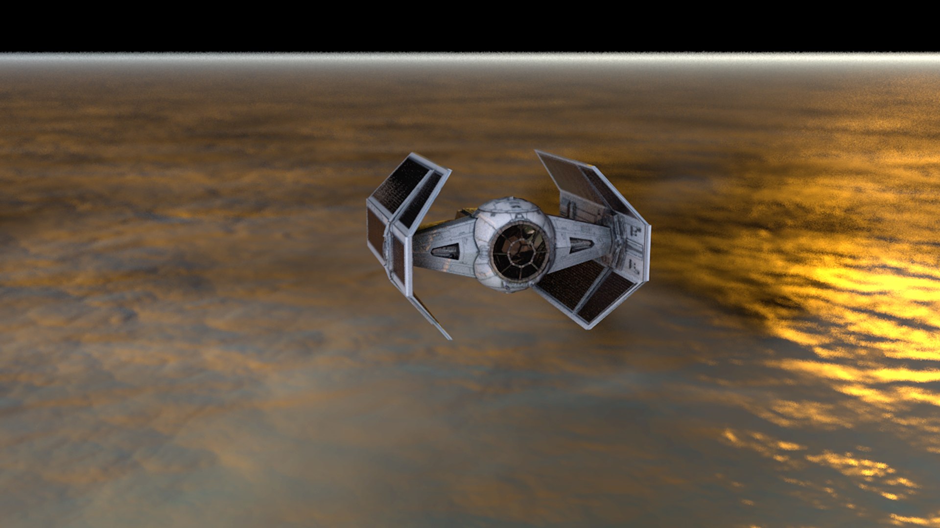 3D t fighter advanded spacecraft model - TurboSquid 1358658