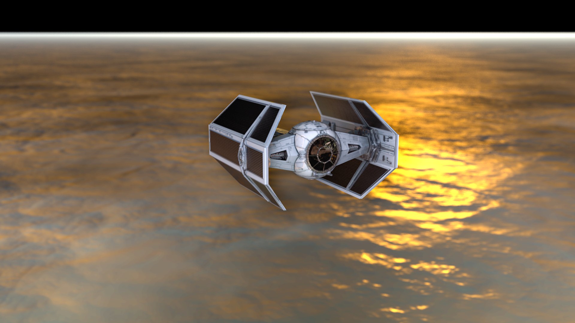 3D t fighter advanded spacecraft model - TurboSquid 1358658