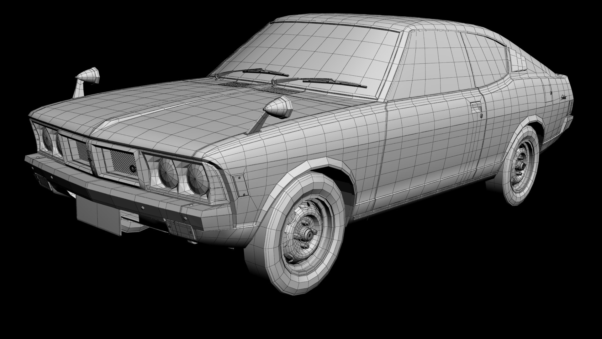 Mitsubishi Colt Galant GTO Model - TurboSquid 2205575