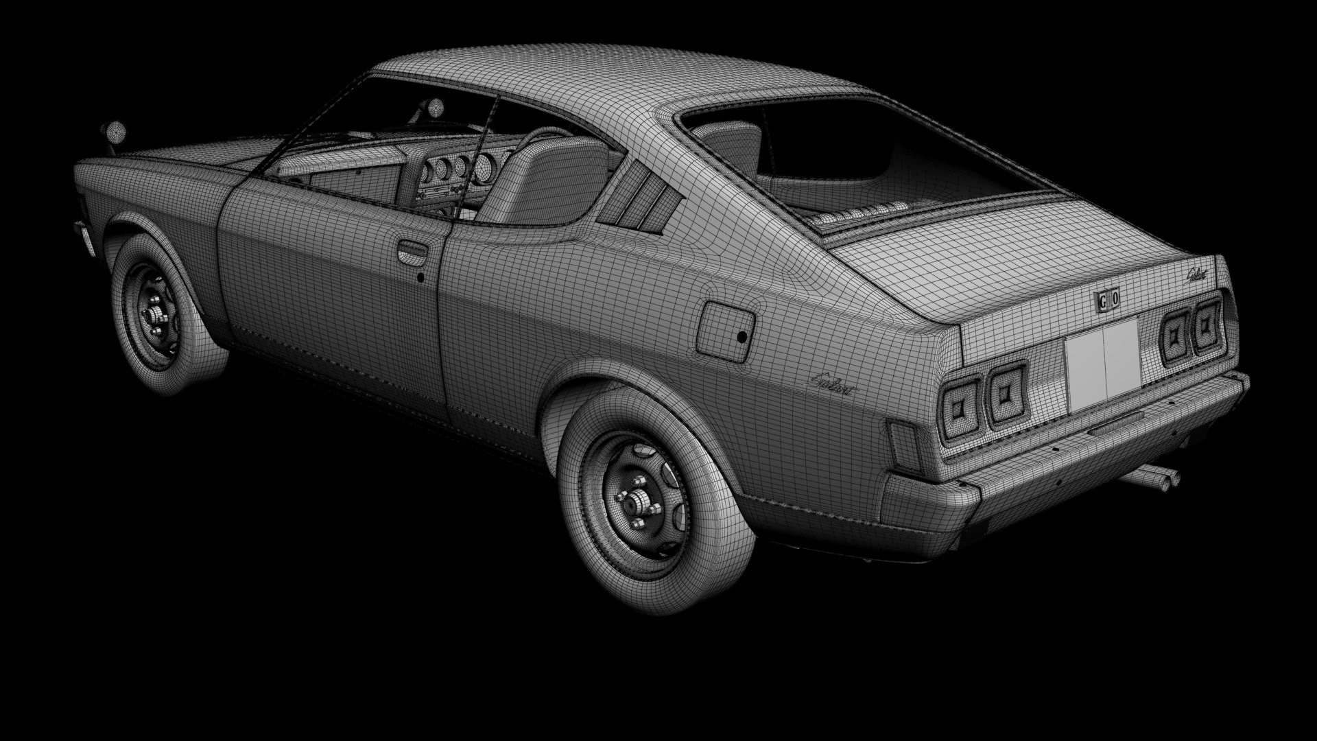 Mitsubishi Colt Galant GTO Model - TurboSquid 2205575