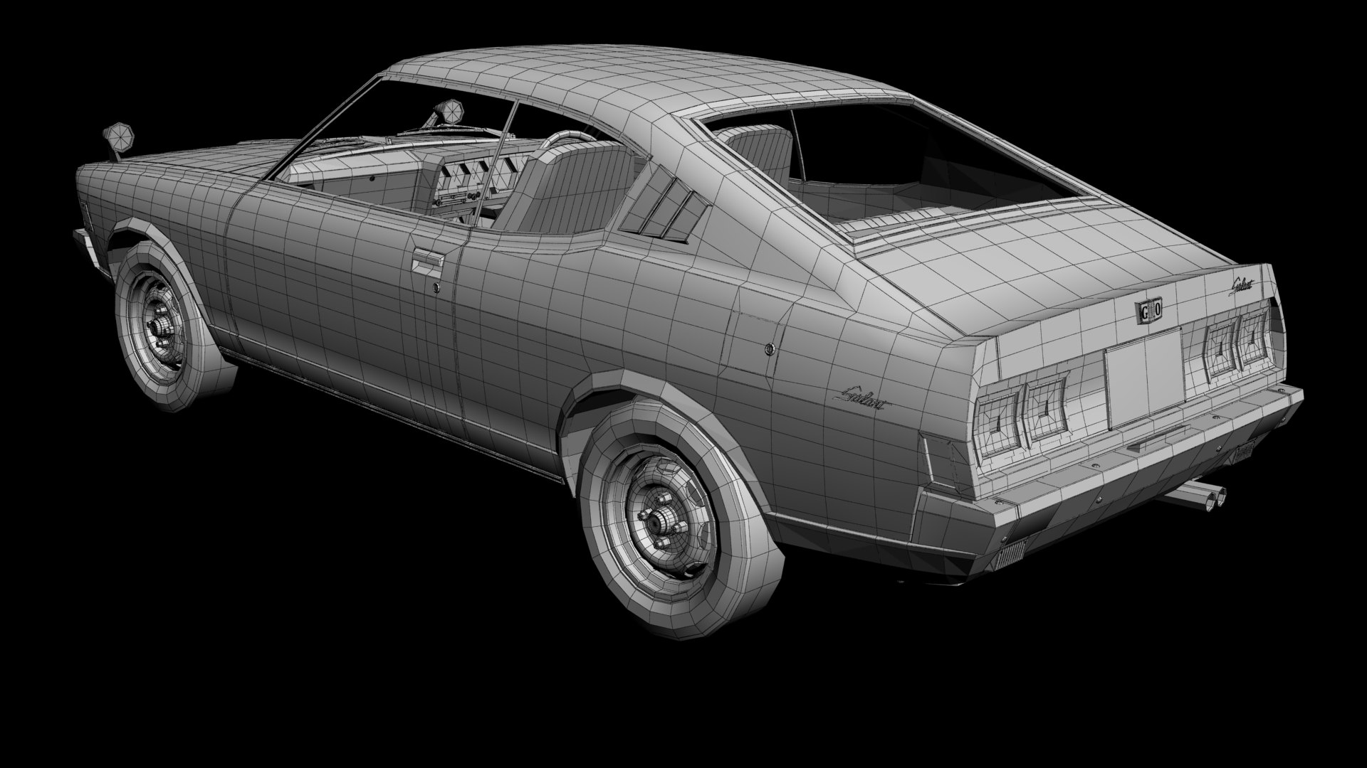 Mitsubishi Colt Galant GTO Model - TurboSquid 2205575