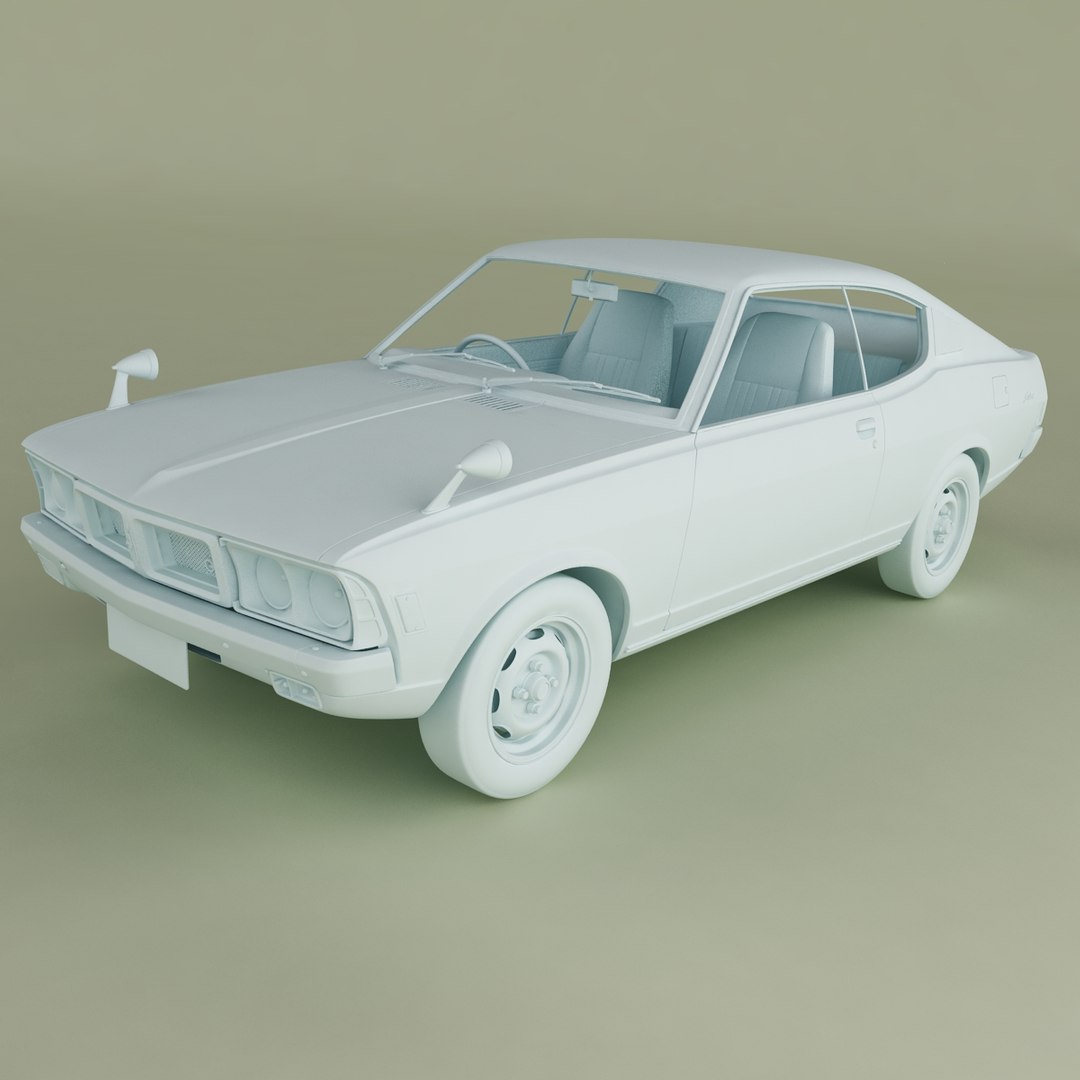 Mitsubishi Colt Galant GTO Model - TurboSquid 2205575