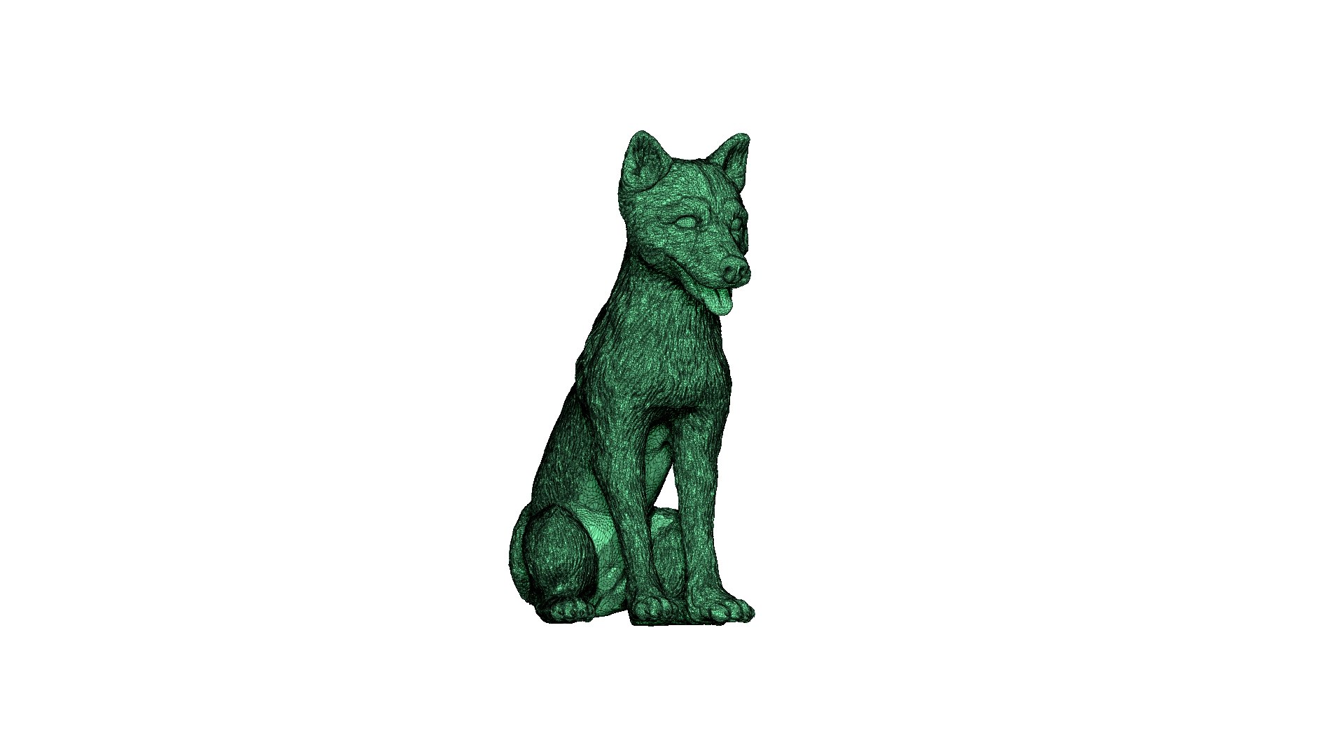 3D Jindo Dog Statue Zbrush Sculpt 3D Modeling Model - TurboSquid 1904287