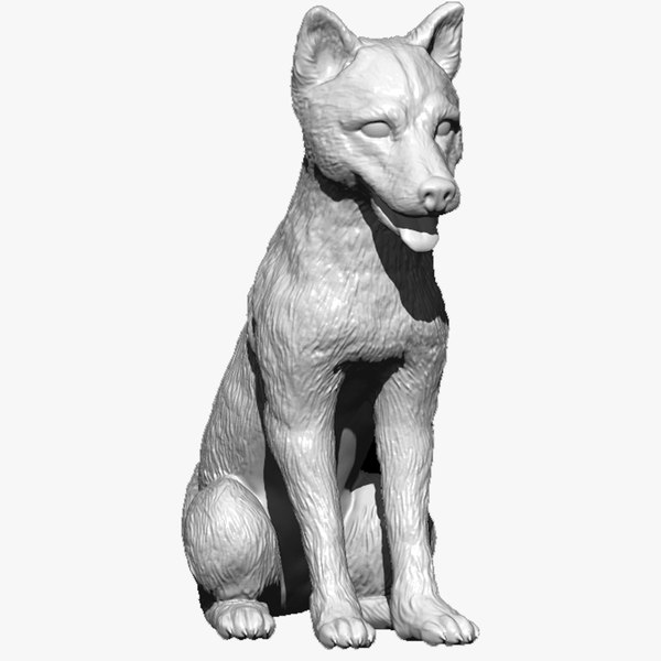jindo dog statue Zbrush Sculpt 3D modeling 3D 모델 - TurboSquid 1904287