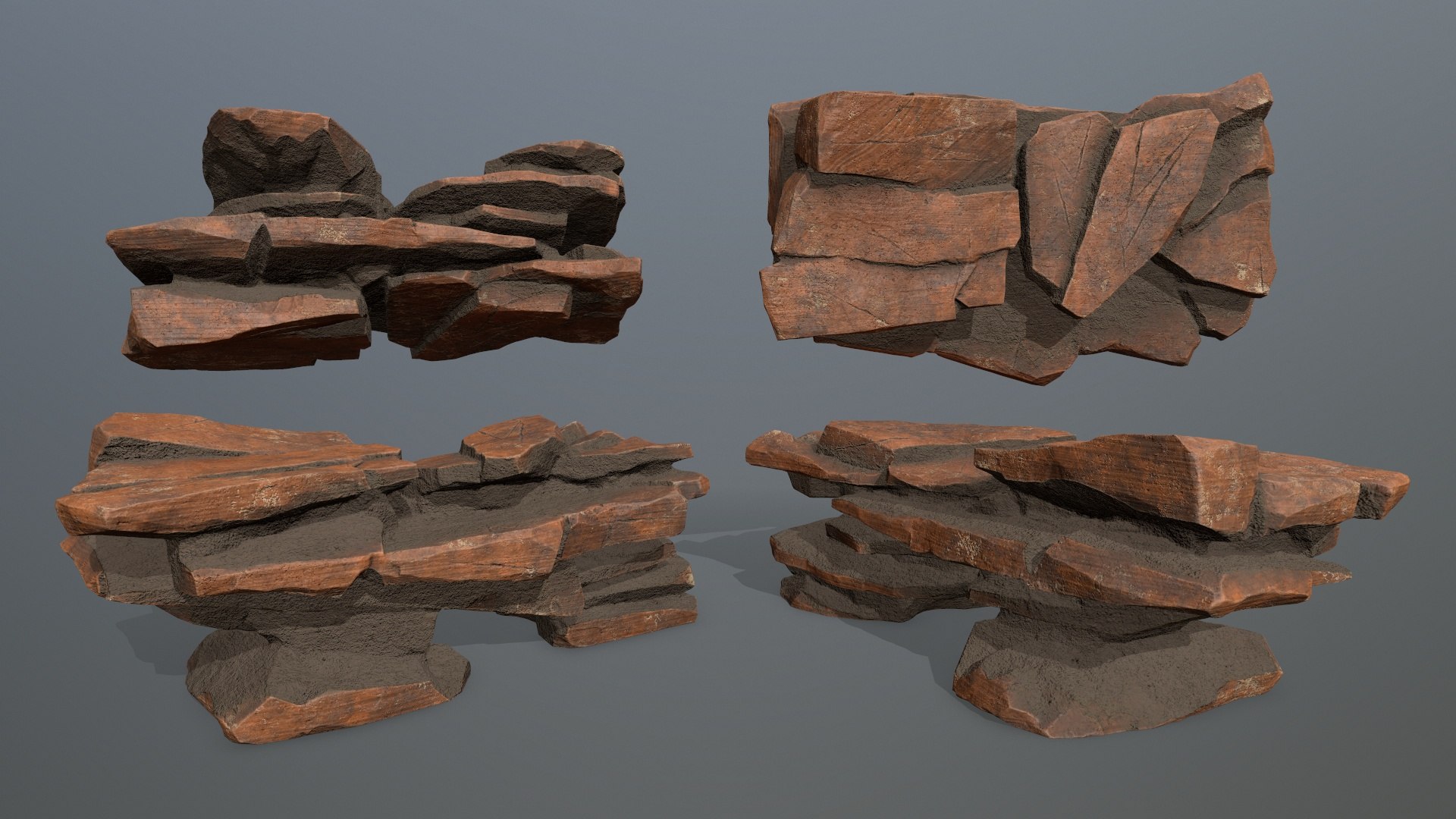 3D desert rocks model - TurboSquid 2080834