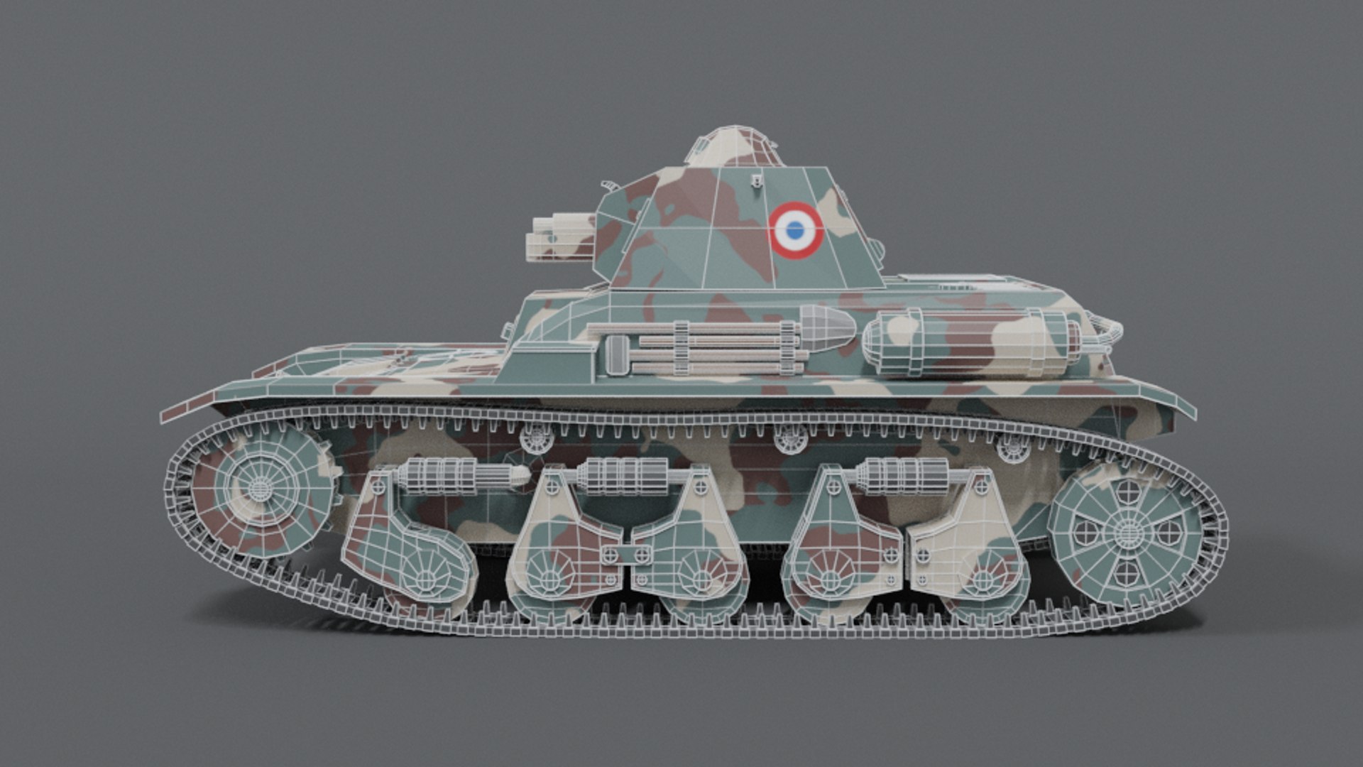 Renault R35 Tank 3D - TurboSquid 1560522