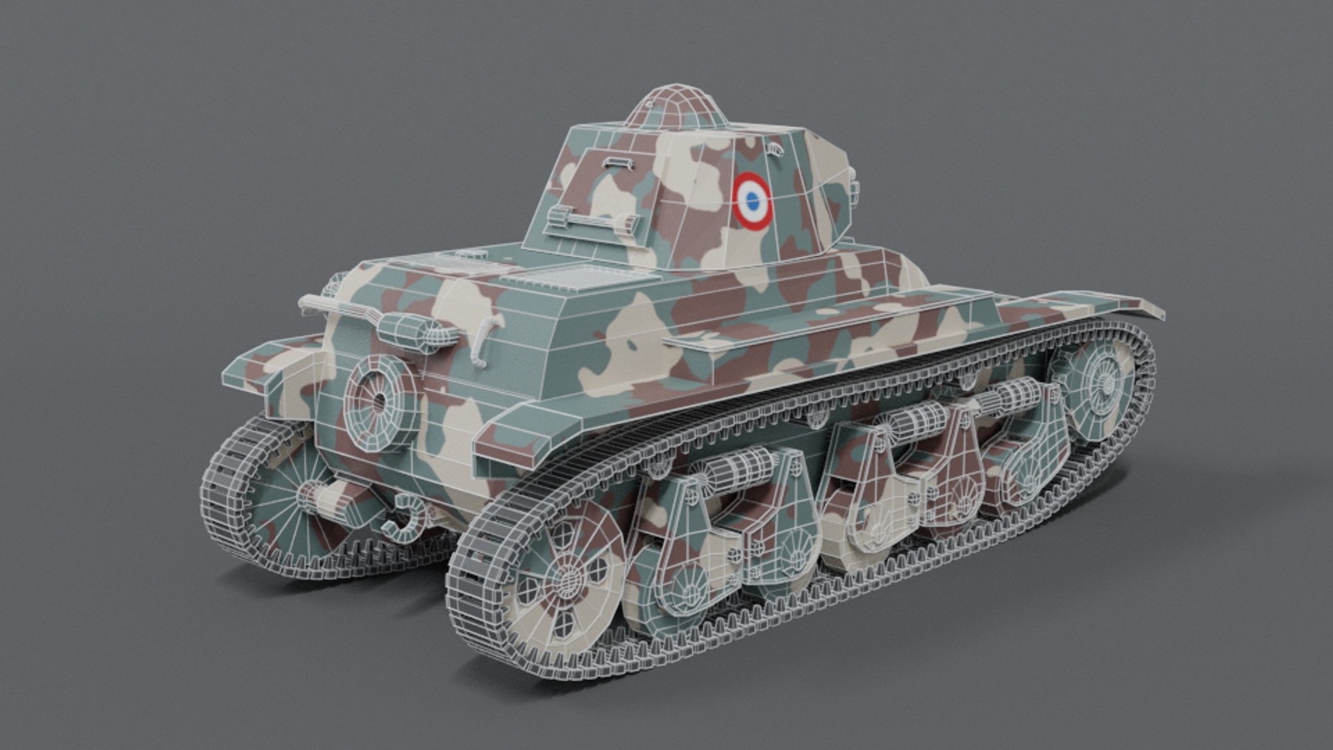 Renault R35 Tank 3D - TurboSquid 1560522