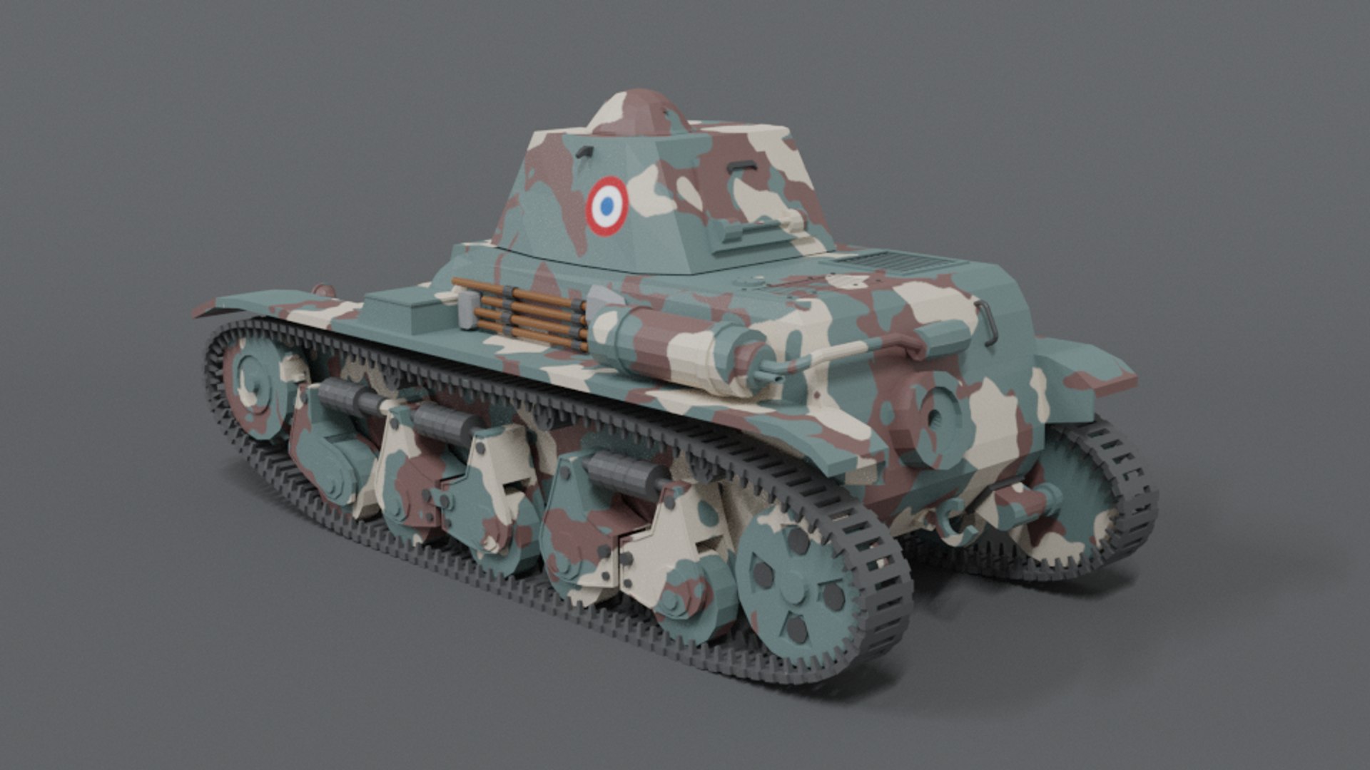 Renault R35 Tank 3D - TurboSquid 1560522