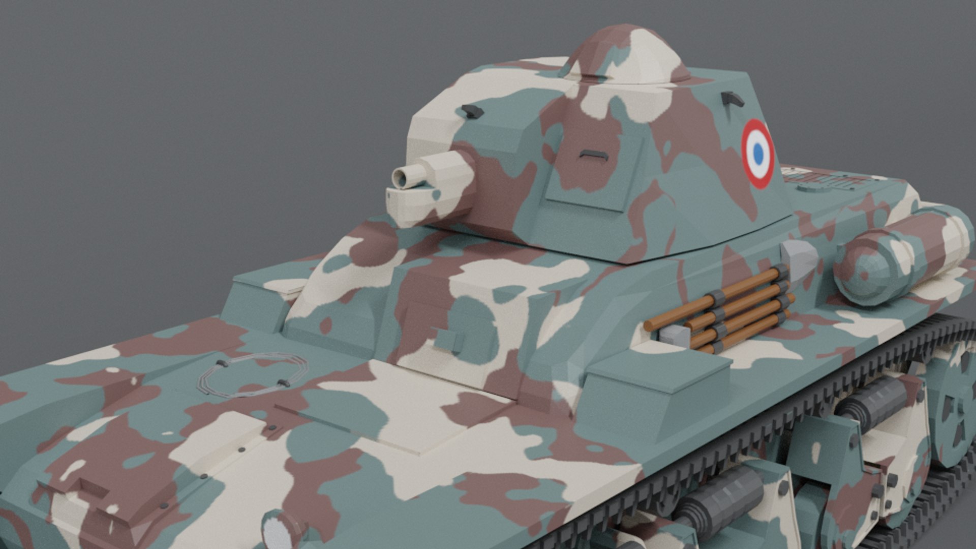 Renault R35 Tank 3D - TurboSquid 1560522