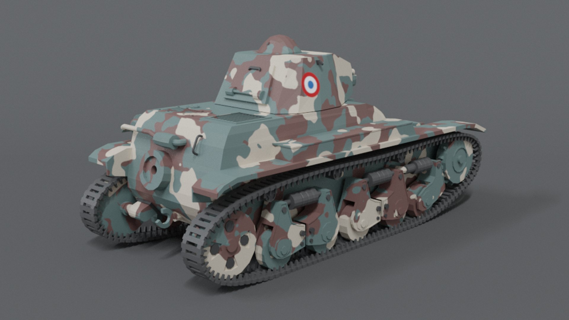 Renault R35 Tank 3D - TurboSquid 1560522
